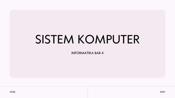 Sistem komputer | PPT