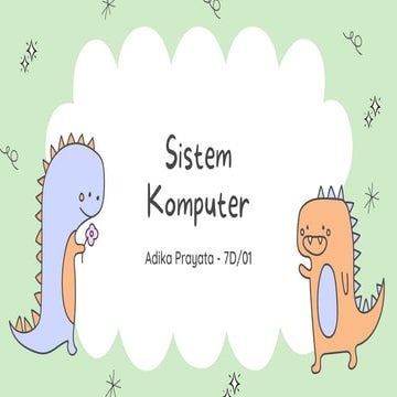 Sistem Komputer | PPT