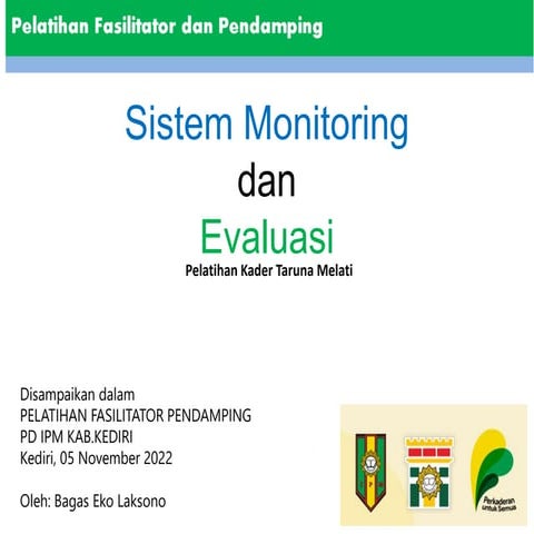 Sistem Monitoring dan Evaluasi Pelatihan.pptx