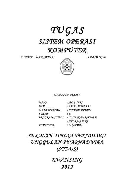 Sejarah serta perkembangan Sistem operasi | PDF