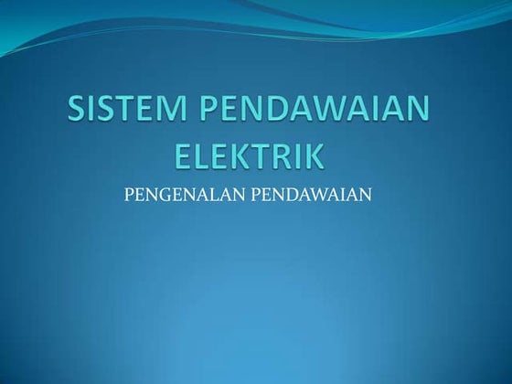 Pendawaian elektrik | DOCX