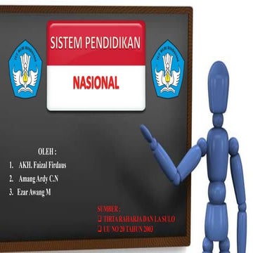 Sistem pendidikan nasional | PPTX