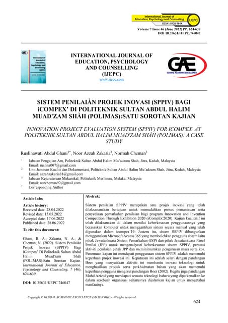 Pencapaian IKU 6 untuk perguruan tinggi indonesia | PDF