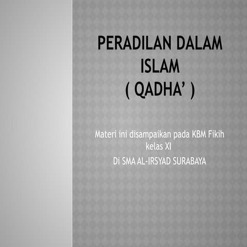 Sistem Peradilan dalam Islam kelas 12.pptx