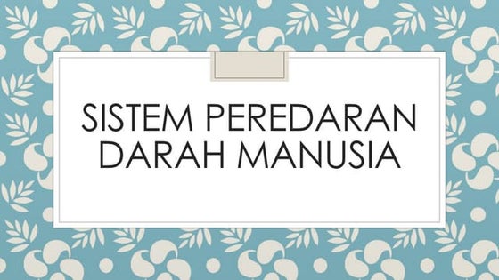 Media Pembelajaran Materi Sistem Peredaran Darah Kelas 5 SD | PPT