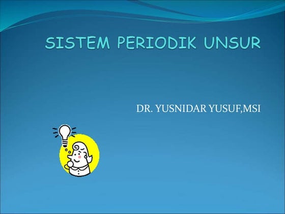 Sistem periodik unsur | PPTX