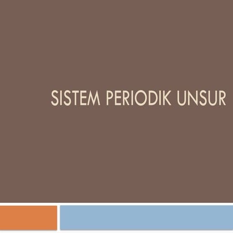 Sistem periodik unsur | PDF