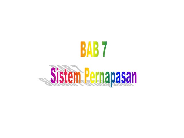 Sistem Pernapasanppt Kelas Xi Kurikulum Merdeka Ppt