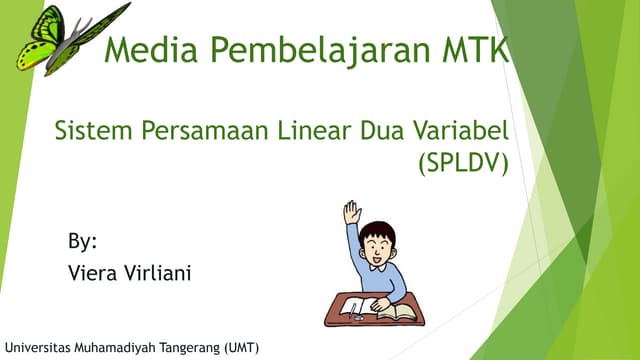 PPT Sistem Persamaan Linear Dua Variabel | PDF