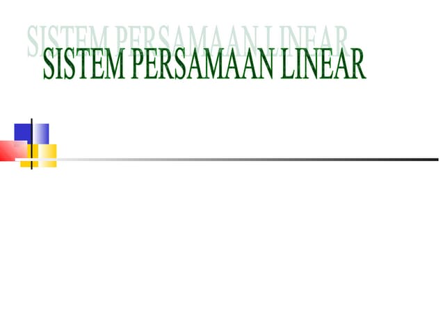 eliminasi-gauss materi lengkap dan terpecaya | PPTX