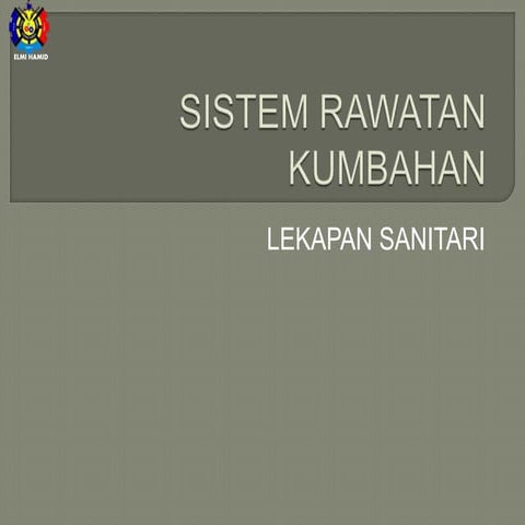 Sistem rawatan kumbahan sanitari | PPSX