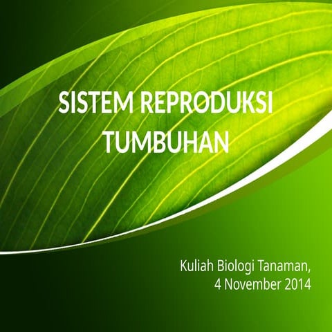 materi biologi Sistem Reproduksi Tumbuhan.pptx