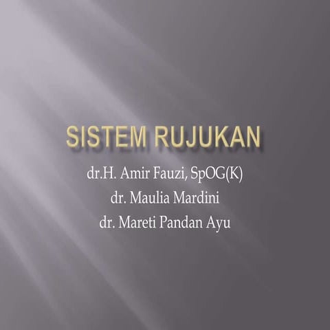 Sistem rujukan | PPTX