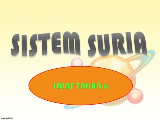 Sistem suria | PPTX