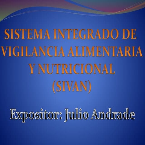 Sisvan Ecuador | PPTX