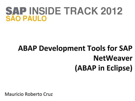How to Download and Install ADT (ABAP Development Tools) for Eclipse IDE | SAP ABAP in Eclipse ...