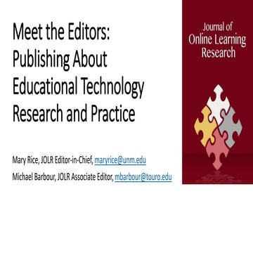 SITE Interactive 2022 - Meet the Editors: Publishing about Educational ...