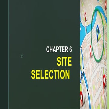 SITE-SELECTION-LECTURE-ARCHITECTUREEEEEEEpdf | PDF