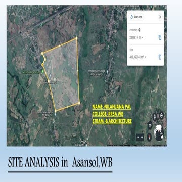 Site analysis in asansol,west bengal | PPTX
