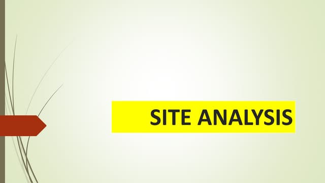 SITE ANALYSIS.pptx