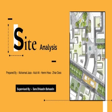 Site analysis .pdf________________________ | PPT
