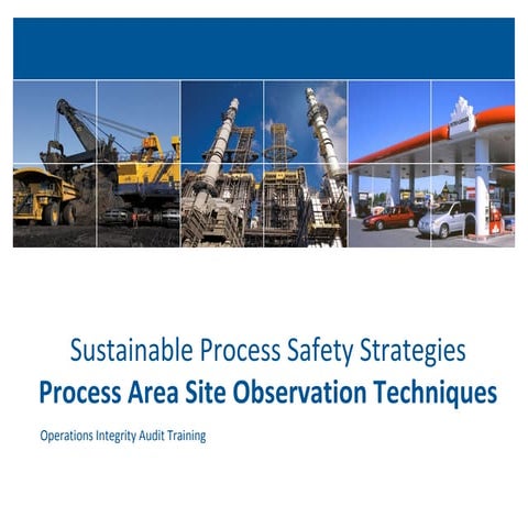 Process Area Site Assessments techniques for the Management | PPT ...