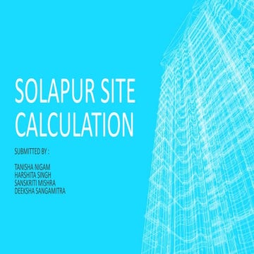 SITE CALCULATION.pptx