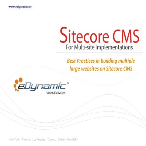 Sitecore - A Leading Multisite CMS | PPS | Web Development | Internet