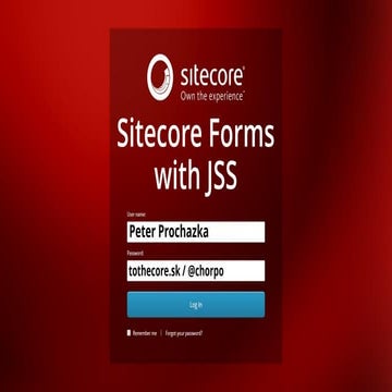 Sitecore Forms with JSS | PDF