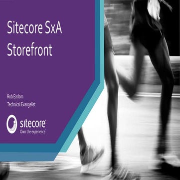 Sitecore Virtual Developer Day - SxA Storefront | PPTX