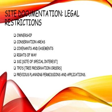 SITE DOCUMENTATION- LEGAL updated.pptx
