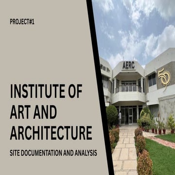 SITE DOCUMENTATION AND ANALYSIS FOR AERC | PDF