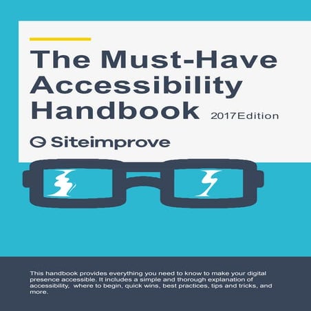 Siteimprove must have-accessibility-handbook | PPTX