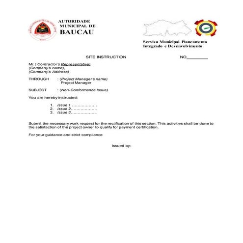 SITE INSTRUCTION.docx