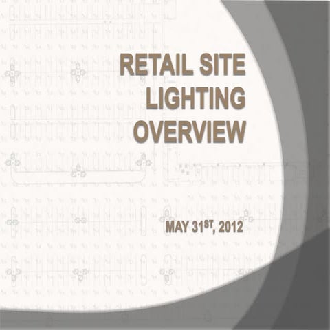 Site Lighting Presentation | PPT