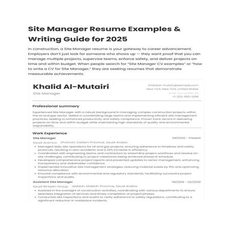 Scaffolder Resume Examples & Writing Guide for 2025 | PDF