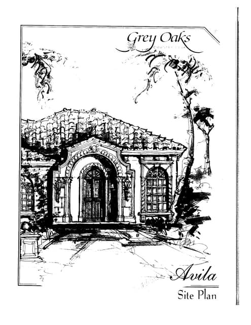 The Master Plan At Grey Oaks Site Plan Naples Florida | PDF