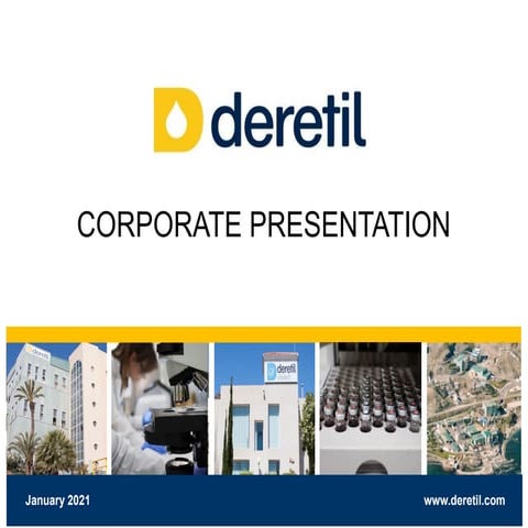 Corporative presentation deretil_2021 de Deretil, S.A. | PPT