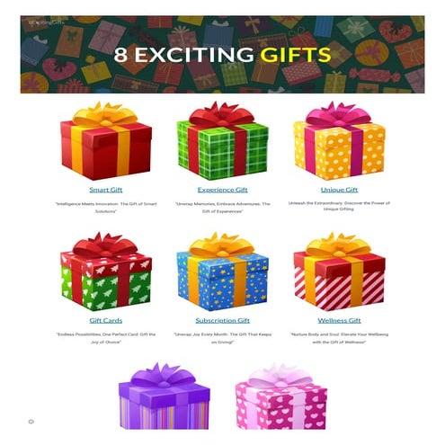 8 Exciting Gifts | PDF
