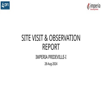 SITE VISIT & OBSERVATION REfrsfsrdPORT.pptx