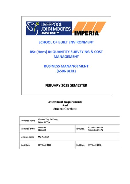 site visit report (final) | PDF