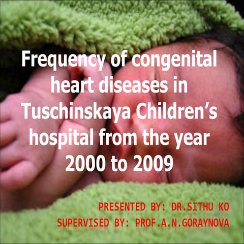 Congenital heart disease | PPTX