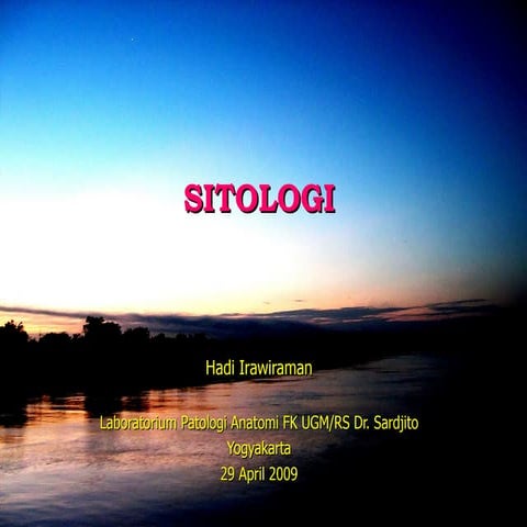 Sitologi, Kuliah Stikes 29 April 2009 | PPT