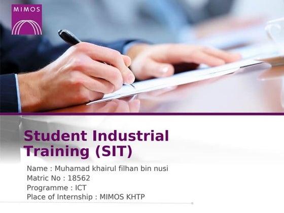 Industrial training presentation | PPT
