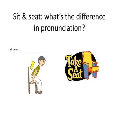 Sit & seat | PPTX
