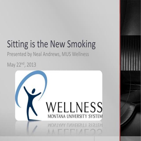 Sitting is the New Smoking | PPTX
