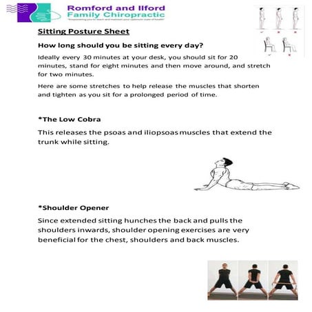 Sitting posture sheet | DOCX