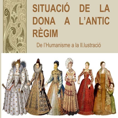 Situacio de la dona a l'antic regim | PPTX
