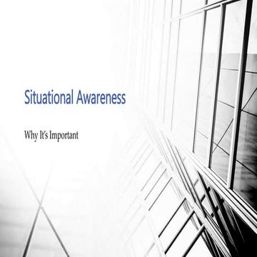 Situational awareness | PPTX