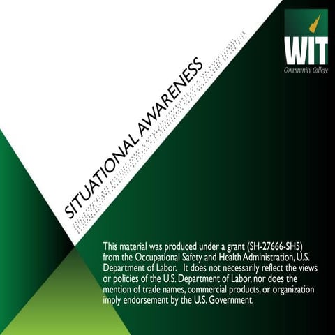 Situational Awareness - Safety Moment.pptx